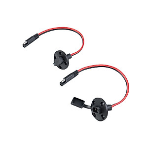 Weatherproof SAE Quick Disconnect 12 AWG SAE Extension Cable Power Socket Sidewall Port for Solar Generator Battery Charger 1 FT #2 Pack