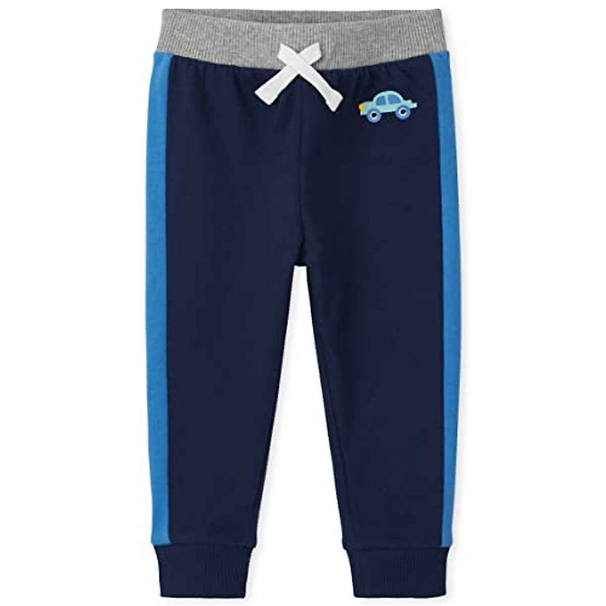 The Children's Place baby boys The Children's Place and Toddler Fleece Jogger Sweatpants, Tidal Stripe, 3T US