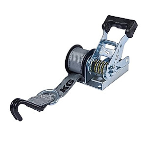 Keeper 05530-3 1-1/2" x 8’ Mountable Rack-Ratchet with 500 lbs. Working Load Limit and 1,500 lbs. Break Strength