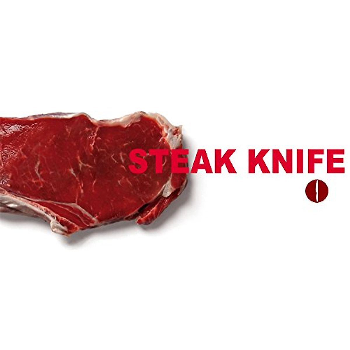 culterman Ultra-Sharp Stainless Steel Cutlery Set,Dinner Knives 6-Piece Stainless Steel kitchen Serrated Best Steak Knife (Rainbow)