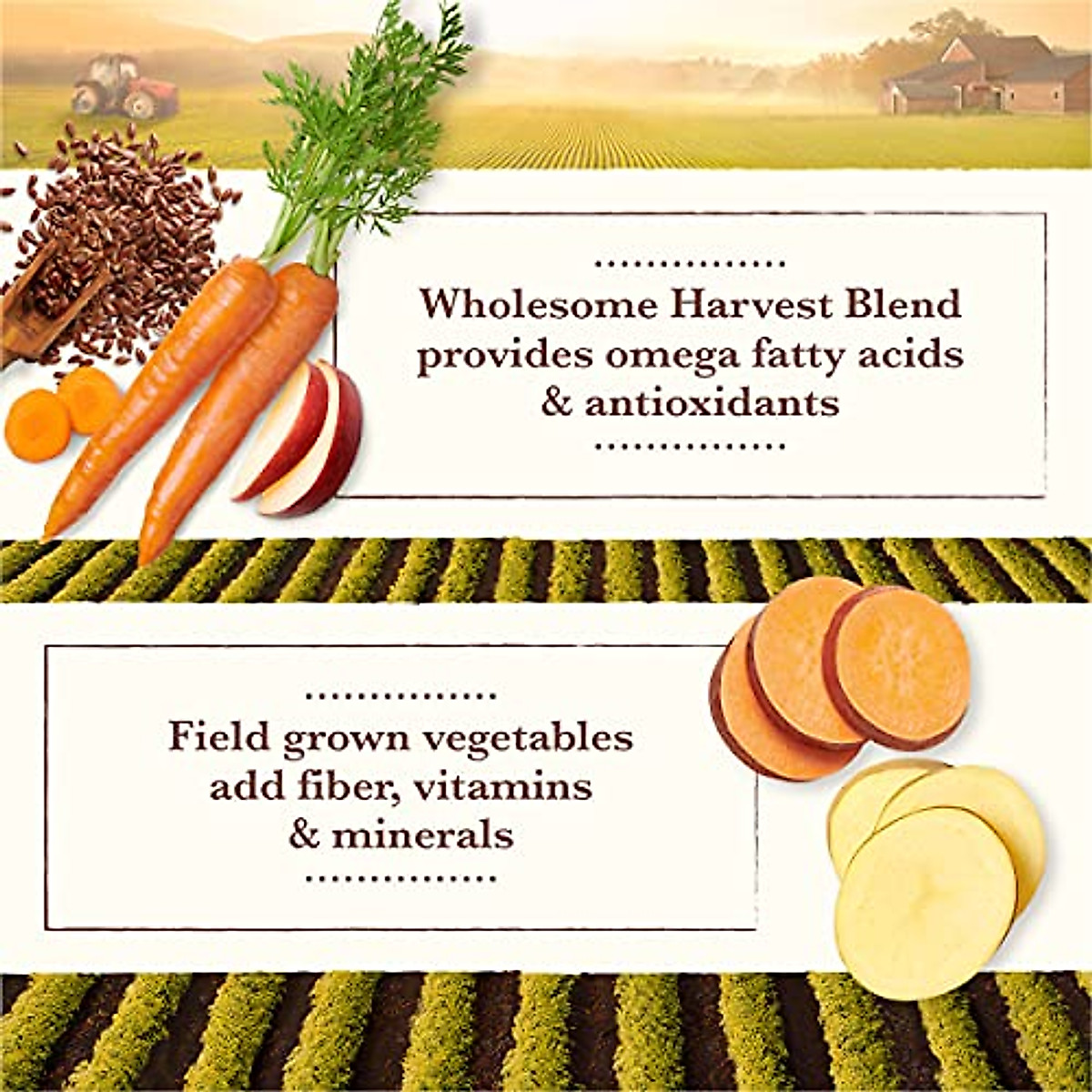 Whole Earth Farms Grain Free Recipe Dry Dog Food, Pork, Beef & Lamb, 25-Pound