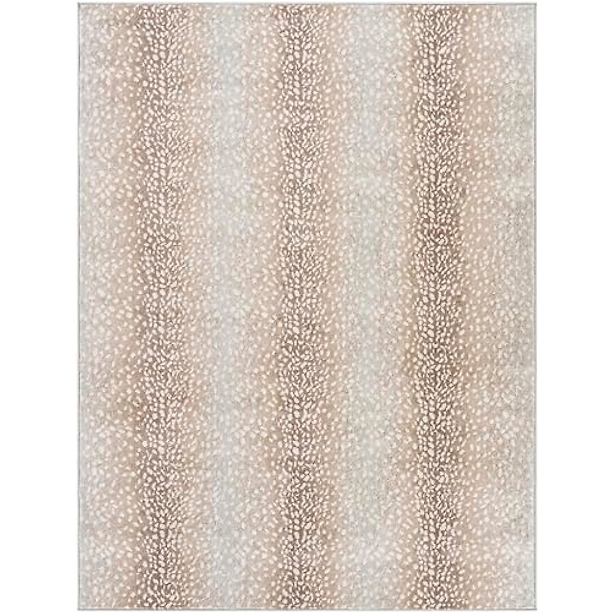 Livabliss Pablo Antelope Print Area Rug,7'10" x 10',Camel/Light Gray