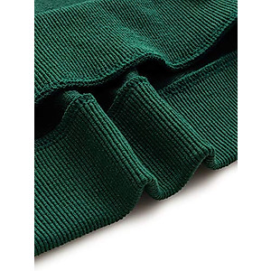 SweatyRocks Sweatshirt Women's Long Sleeve Pullover Sweatshirt Hoodie Green Letter Small