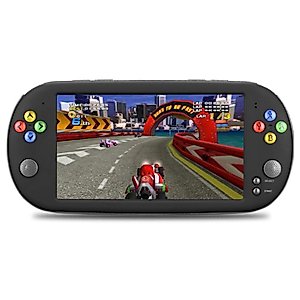 N / C Electronic Entertainment 7-inch Color Screen Multi-Function Game Console-Dual Joystick, Picture Browsing, Music Appreciation, e-Book Reading, Dictionary and Photos