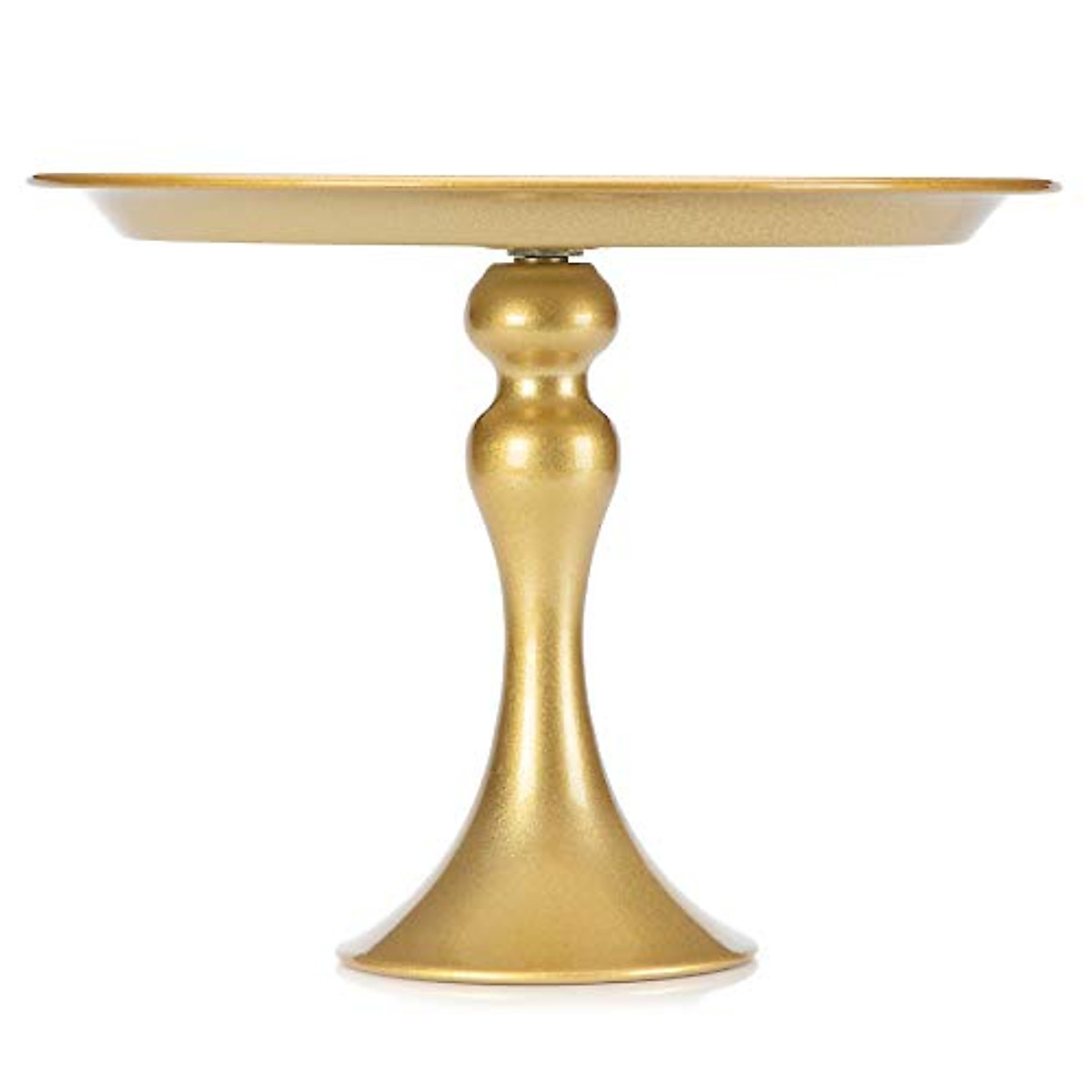 VILAVITA 3-Pieces Cake Stand Set Round Metal Cake Stands Dessert Display Cupcake Stands, Gold