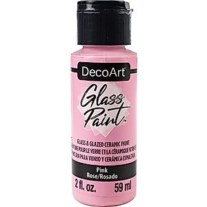 Deco Art GLASS PAINT 2OZ PINK, us:one size