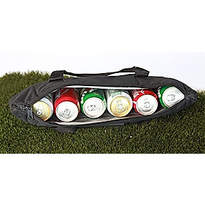 Caddy Swag Golf Bag Cooler Beer Sleeve 6 Can - Fun Golf Gifts for Men & Women - Golf Cart Cooler for Drinks, Food, General Use - Great for Golf Bag Accessories for Men, Beer Sleeve for Cans, and More