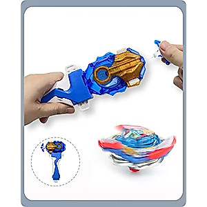 Desamvap Bey Battling Tops Burst Pro Series Dynamite B-193 Ultimate Valkyrie Variable'-9 Bey Blades with Launcher & Grip Battle Game Set Right Spin DB Layer System, Toys Gifts for Kids Children Boys