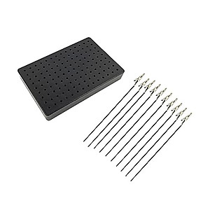 EXCEART 1 Set Model Coloring Table Metal Brackets Miniature Bases Miniature Kit Painting Tools Alligator Spray Paint Stand Coloring Clips DIY Coloring Clip Base DIY Coloring Clips Black