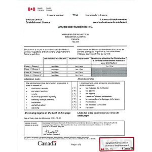 Cross Canada 11-080 Physician Fiber Optic LED Pocket Otoscope Diagnostic Set - Pink