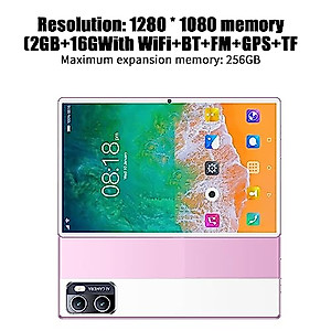  2+16g Tablet 10.1 Inch Hd 10 Core IPS Ultra-Thin Android Computer High Configuration Full Netcom Voice Call Game Tablet Supports WiFi Bluetooth Voice Call Game Office