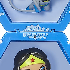 WOW! PODS DC Comics Light-Up Bobbling-Head Superhero Figure Collectible Toy (Metallic Batman), Multi-Color