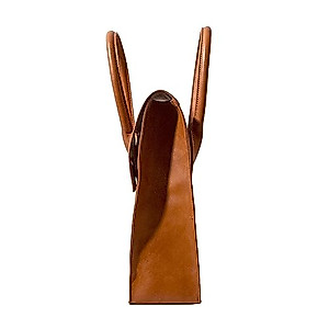 Wine Tote Carrier Bag | 2 Bottle - Vegan Leather, Soft Suede Interior Pouch with Divider - Great for Travel, BYOB, Wine Tastings, Parties, Gifts, Hygge