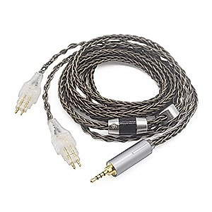 Youkamoo 2.5mm Balanced Replacement Upgrade Cable Compatible for Sennheiser HD580, HD600, HD650, HD660S, HD58X, HD6XX Headphones Upgrade Cable