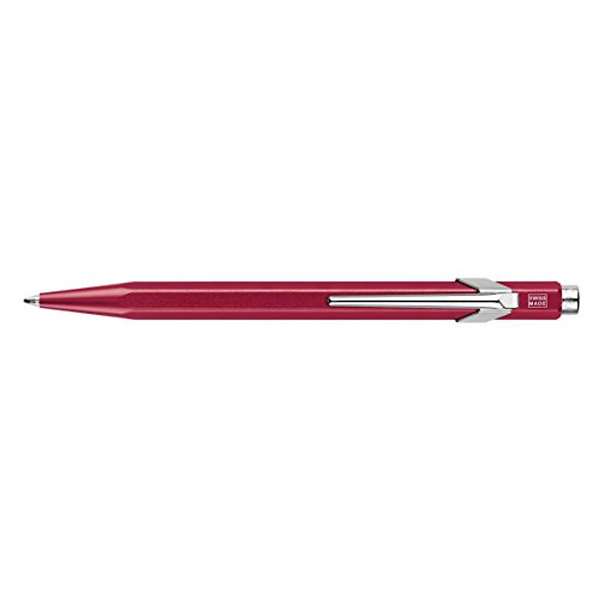 Caran d'Ache 849 Popline Metal x Red Ballpoint Pen with Metal Case (849.780)