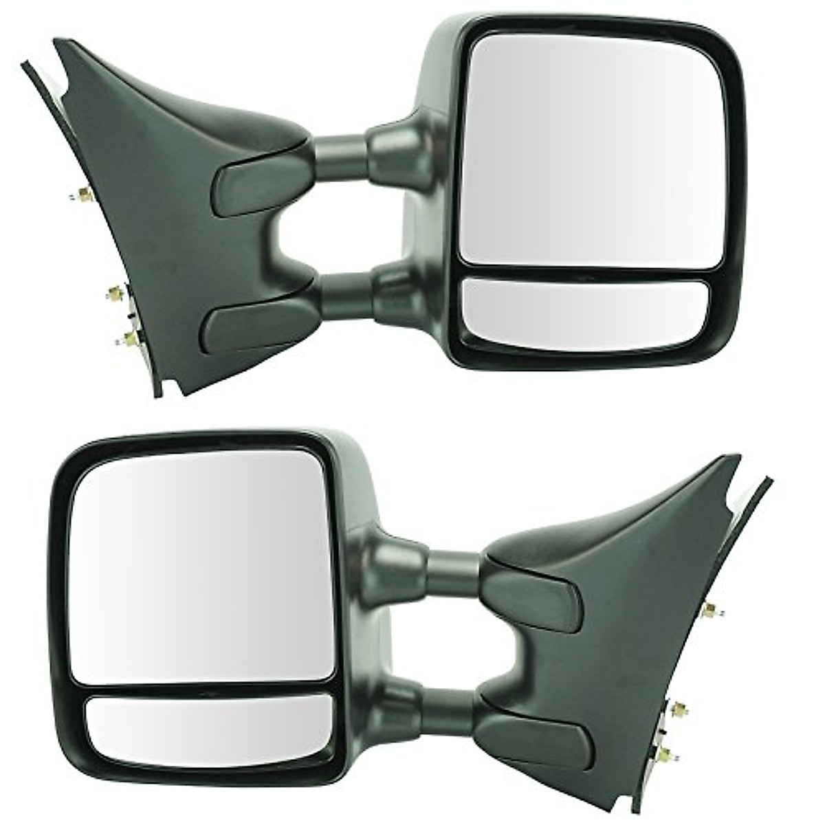 Trail Ridge Towing Mirror Manual Textured Black Pair for Frontier Xterra Equator