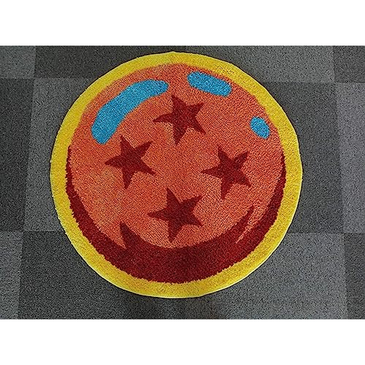 EXIGENT Premium Orange Ball Ultra Soft Anti-Slip Floor Door Mat Rug (OrangeBall)