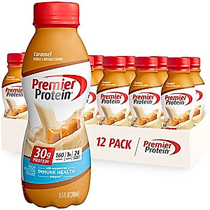 Premier Protein Shake, Caramel, 11.5 Fl. Oz (Pack of 12)