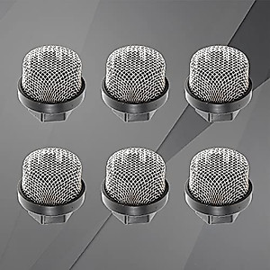 CDIYTOOL 6 Pcs Hose Inlet Strainer Filter, Inlet Suction Strainer Garden Hose Strainer Filter Pump Inlet Strainer Sprayer Filter 7/8 Thread for Garden Washers Water Filter Sprayer 390 395 495