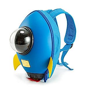 KIDDIETOTES Rocket Backpack for Toddlers, and Children - Perfect for Daycare, Preschool, Kindergarten, and Elementary School