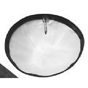 Judaica Place Linen Kippah 7" Diameter - Black