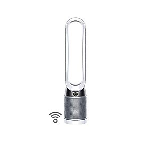 Dyson TP04 Pure Cool Purifying Connected Tower Fan, White (Refurbished)