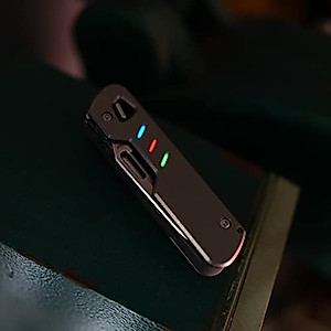 HorixGear 1 Pair Handle Patch Custom Titanium Scales for T4 Multitool (Titanium black)