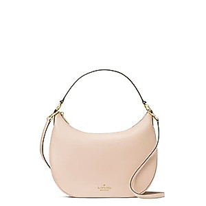 Kate Spade Weston Leather Shoulder Crossbody Bag Purse Handbag (Warm Beige)