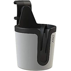 Joolz - Cup Holder - Accessory for Your Stroller - Easy to Attach - Stay Hydrated - Ideal for Travelling - A Must Have Accessory - Simple to Adjust - No-Spill - Silver (Silver)