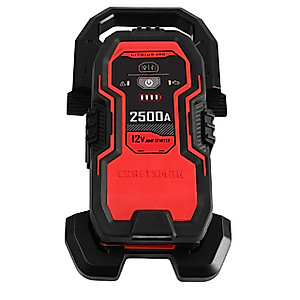 CRAFTSMAN 3-in-1 Lithium Jump Starter and Portable Power Pack, CMXCESM262 2500 Peak Amps, 12 Volts, 10.0L Gas, 8.0L Diesel Engines, for Motorcycles, Cars, SUV, Truck, and Boat Batteries