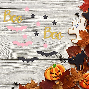 Gadpiparty 2 Sets Drip Paper Scrap Halloween Confetti Scatter Halloween Bat Confetti Trick or Treat Party Centerpiece Table Decorations Halloween Confetti for Desktop Accessories Dining Table