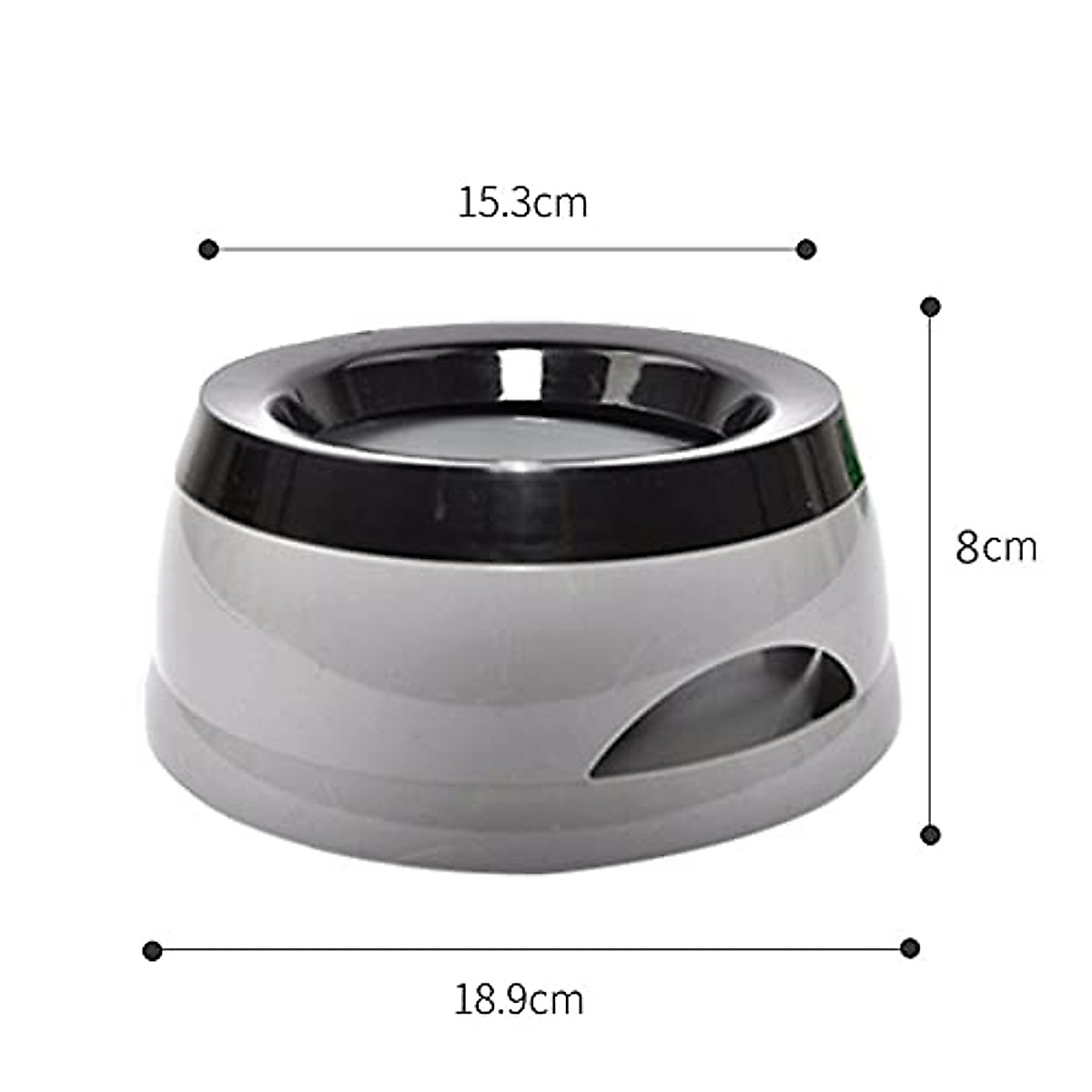 FUUIE Bowls for Food and Water Splash-Proof Pet Bowl Dog Water Bottle for Vehicle Use Portable Drinking Bowls Feeding Water Dispenser Pet Dog Accessories (Color : Blue)