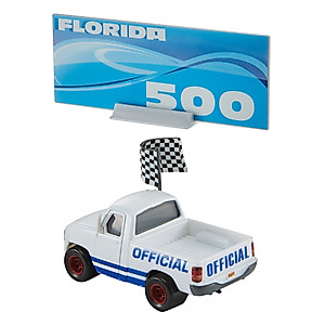 Disney Car Toys 3 Pickup Truck w/ Flag Die-cast Vehicle