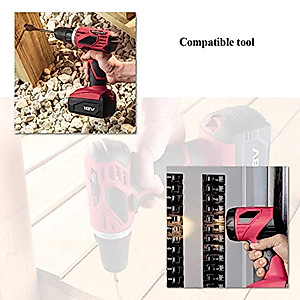 Epowon 2Packs 18-Volt Ni-Cd Battery 3600mAh Replacement for SKIL SB18C SB18A SB18B 2810 2888 2895 2897 2898 4570 5850 5995 7305 9350 Cordless Drill Tools