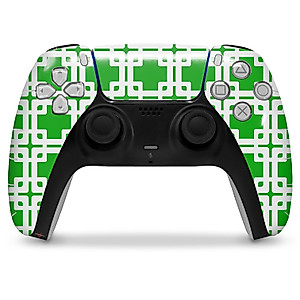 WraptorSkinz Skin Wrap compatible with Sony PS5 DualSense Controller Boxed Green (CONTROLLER NOT INCLUDED)