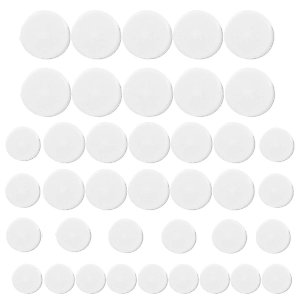 Iceyon 40pcs Rattles Noise Maker Insert Rattle Toy Rattle Box Repair Fix for Baby Pet Dog, 18222527Mm, WhiteTransparent