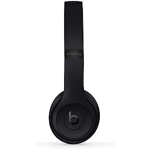 Beats_by_dre Beats Solo3 Wireless On-Ear - Class 1 Bluetooth Headphones with Bonus Cleaning Cloth, Built-in Microphone - Black