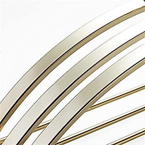 N/A Home Hanger Sweater Hanger Anti-Deformation Hanger Non-Slip Seamless Aluminum Alloy Hanger (Color : Champagne, Size