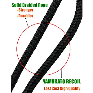 YAMAKATO Pull Start Assembly for Generac Pressure Washer 0J0813AST15 389cc 420cc Generator 0J0813ASRV 0J08073SRV 0J0813AST15 Recoil Cord Rope Starter