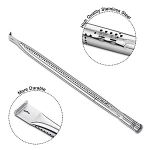 Hisencn Grill Parts Kit for Home Depot Nexgrill 6 Burner 720-0896E, 720-0896B, 720-0896C Gas Grill, Stainless Steel Grill Burners, Heat Plates Tent Shields Flame Tamers, Cooking Grates Grid