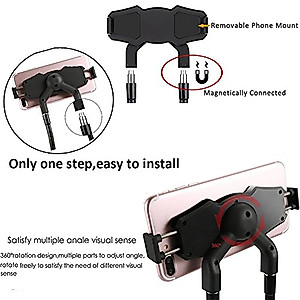 Lazy Neck Phone Holder Hand-free Rotating Vertical Horizontal Gooseneck Multiple Function Mounts - for Cell Phone,Tablet,iPad,Kindle,iPhone,Samsung,and Other Smartphone Devices Multi Angle Holder