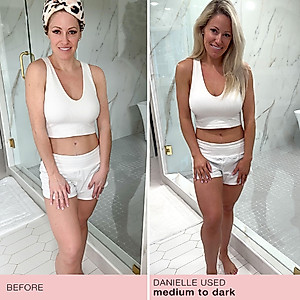 Self Tanner Mousse - USA Made with Natural & Organic Ingredients, Self Tanning Mousse for Dark Fake Tan, Sunless Tanner, Clear & Non Toxic Tanning Foam for Streak Free Finish, No Nasty Smell