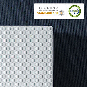 BedStory 3 Inch Firm Mattress Topper Twin Size, Extra Firm Pain-Relief Memory Foam Bed Topper, Gel Bamboo Charcoal Copper Green Tea Infused, Skin-Friendly Non-Slip Cooling Pad, CertiPUR-US Certified