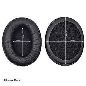 Premium Cloud Alpha Pads Cushions Compatible with Kingston HyperX Cloud Alpha HyperX Cloud Flight and HyperX Cloud Stinger headsets. Premium Protein Leather | High-Density Foam