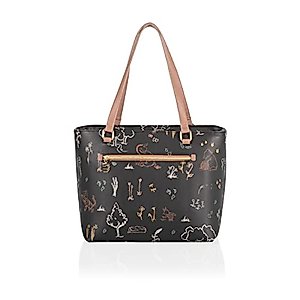 PICNIC TIME ONIVA Disney Winnie the Pooh Uptown Cooler Tote Bag, Insulated Purse Lunch Bag for Her, Stylish Beach Bag Soft Cooler, (Black), 14.37 x 7.28 x 10.63
