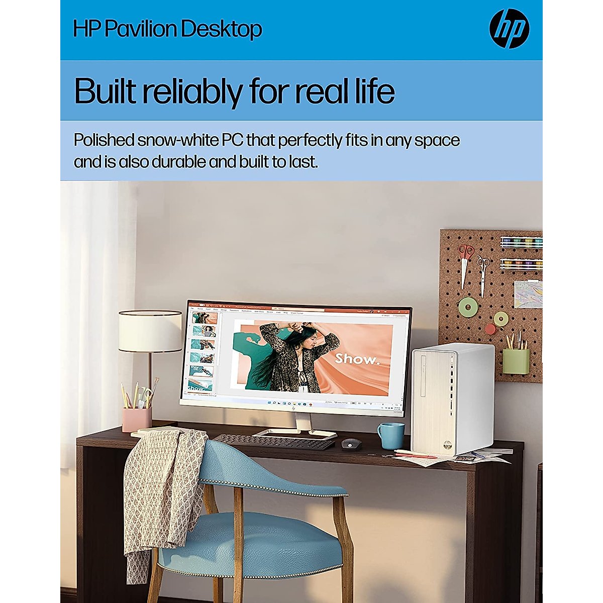 HP 2022 TP01 Pavilion Business Desktop Intel 12-Core i7-12700 64GB RAM 1TB PCIe SSD 2TB HDD NVIDIA GeForce RTX 3060 12GB GDDR6 HDMI DP DVI-D USB-C WiFi AX BT RJ-45 Windows 11 Pro w/RE USB