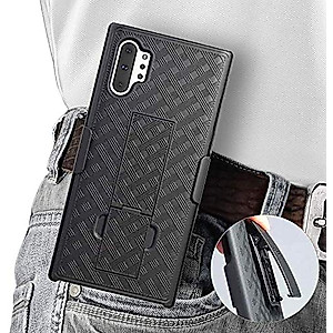 Aduro Cell Phone Holsters for Samsung Galaxy Note 10 Plus Case Protector Includes Belt-Clip & Built-in Kickstand