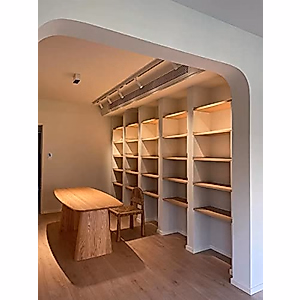 SUSUO Retangle Dining Table, 70.9" L x 31.5" W Mid-Century Modern Double Pedestal Table Leisure Coffee Table Rectangular for Dining Room Kitchen, Farmhouse Solid Wood Furniture