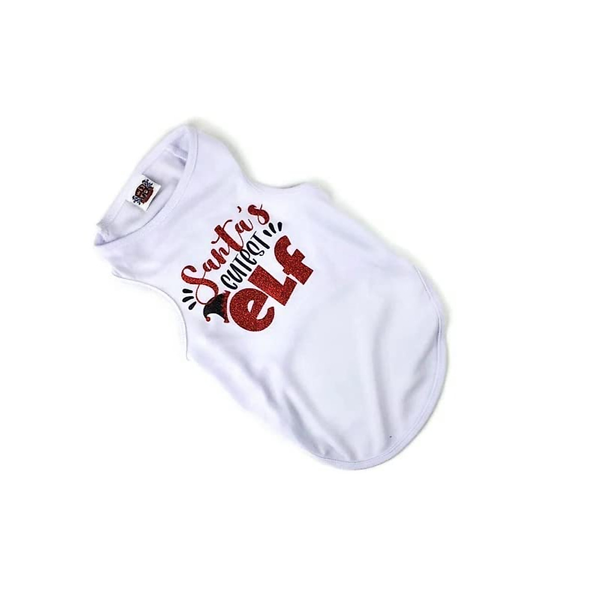 Santa's Cutest Elf Dog Costume, Dog Christmas Costume, Dog Christmas Outfit, Christmas Elf Dog Shirt, Clothes for Dogs (XL 20-28 lbs)