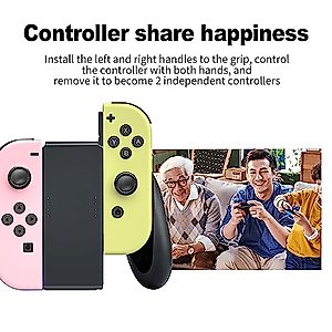 DILITT Joypad Controllers for Nintendo Switch,Left Right Joycon Replacement for Switch/Lite/OLED,Switch Controllers Joypad Supports Screenshot/Wake-up Function/Motion Control（PY）
